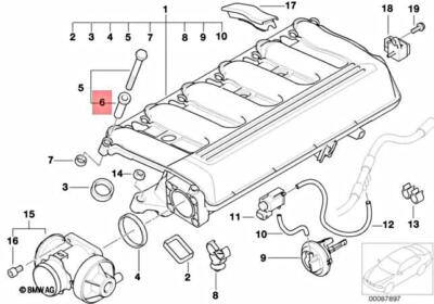 Genuine BMW Rubber Mounting X3 X5 X6 E38 E39 E46 E53 E60 E61 ...