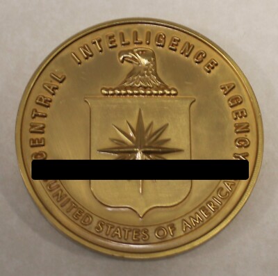 Central Intelligence Agency CIA Bronze Retirement Medallion Challenge ...
