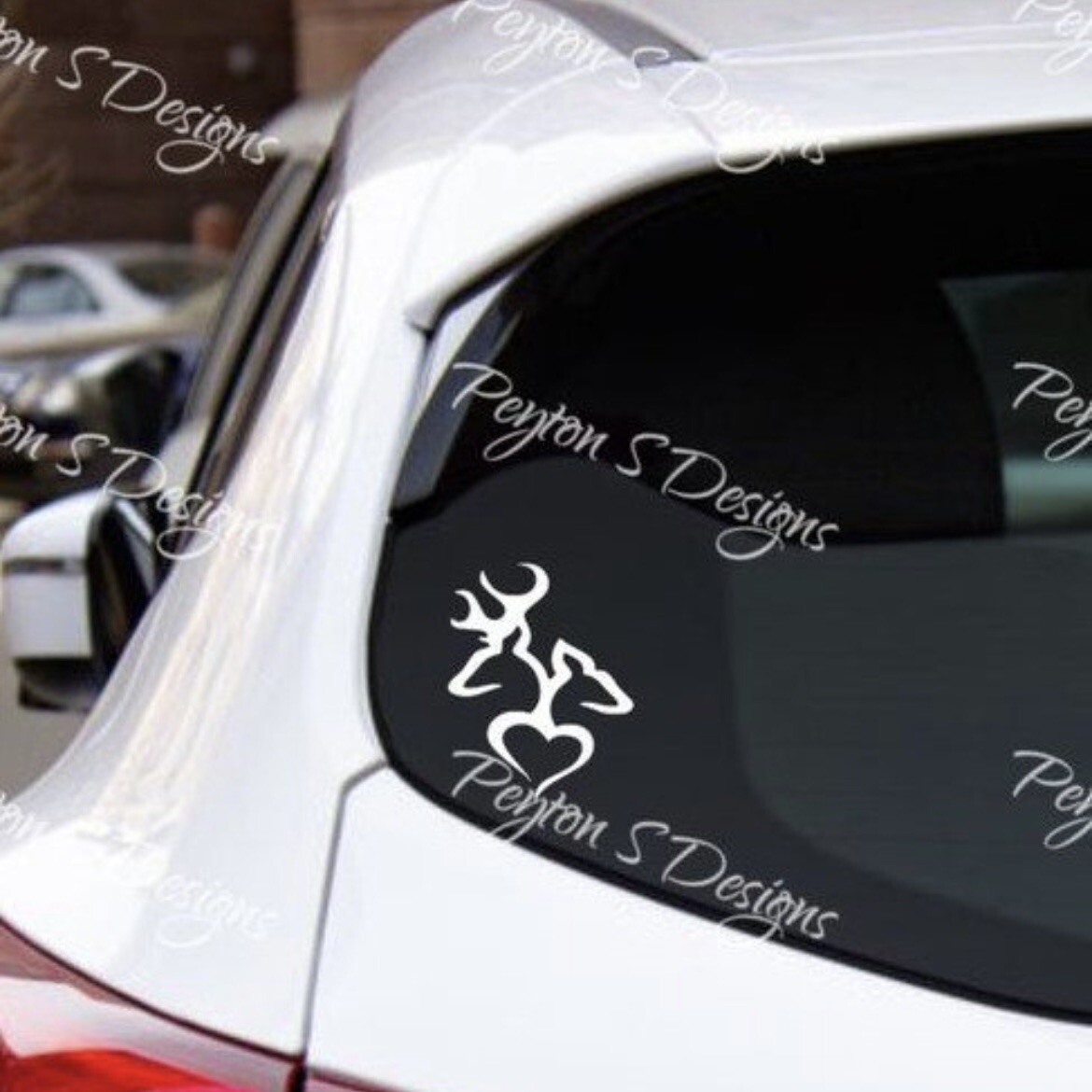 Browning Deer Heart Vinyl Decal | eBay
