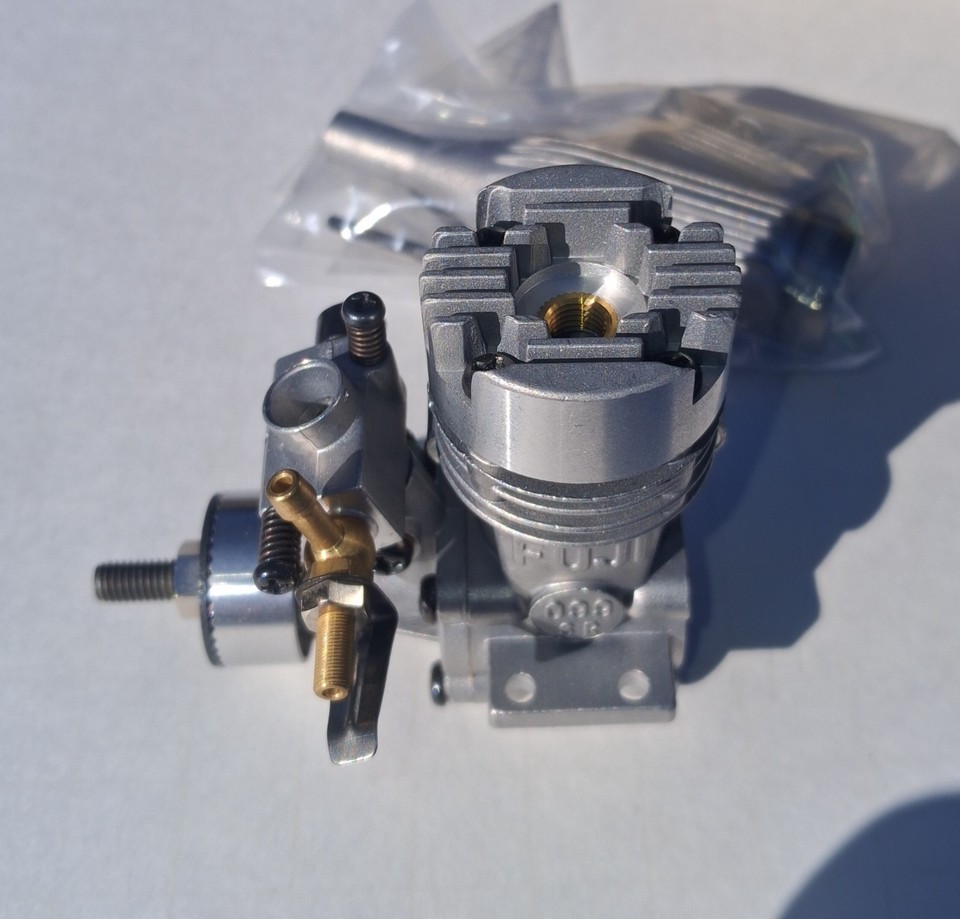New Fuji .099 SR R/C Engine with Muffler - Great Condition- 099 RC ...
