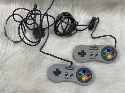 2 Super Nintendo SNES Super Pad Controller by Performance (READ) | eBay