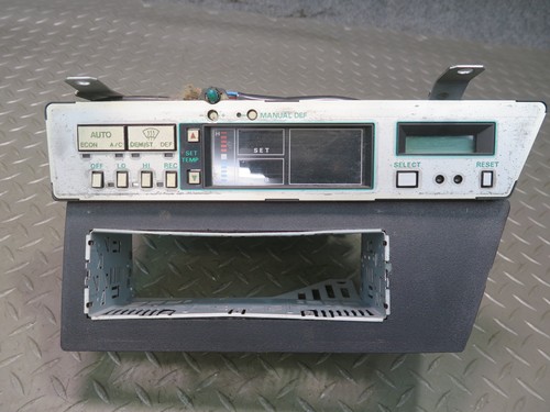 85-86 NISSAN Z31 300ZX A/C HEATER CLIMATE CONTROL SWITCH PANEL W RADIO ...