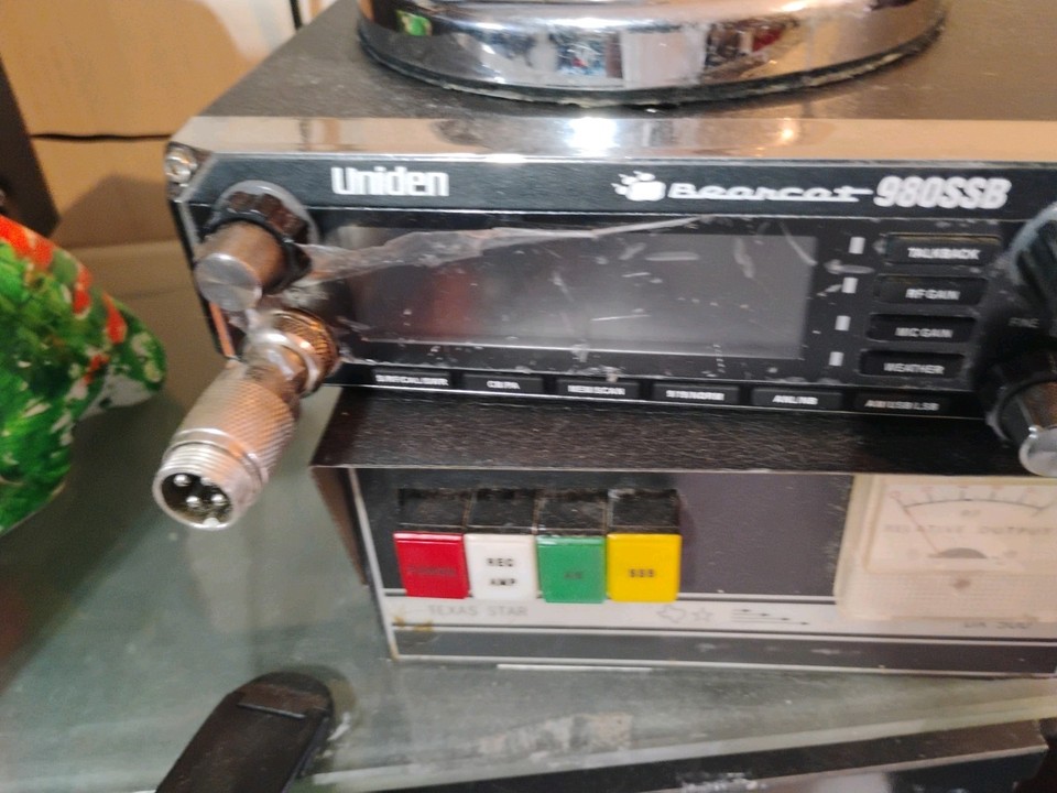 Uniden Bearcat 980 SSB With Variable Power Knob In Rea | eBay