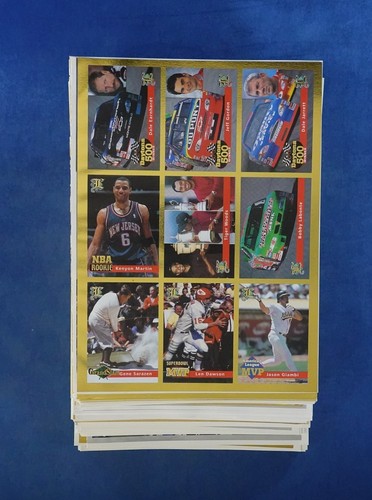 1991-1994 & 2001 LEGENDS & ALLAN KAYE'S SPORTS PANEL LOT OF 103 W/STARS ...