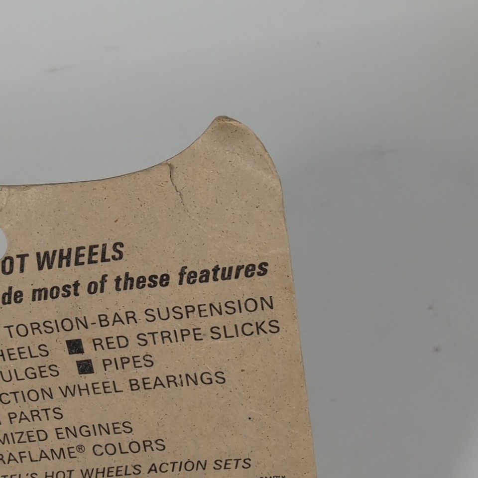 Hot Wheels Redline Boss Hoss 1969 Cardback Blister Red Badge (No Car ...