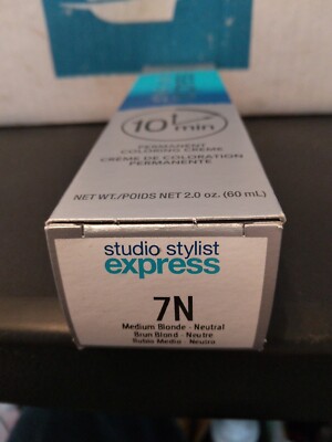 Kenra Studio Stylist Express 10 Minute Permanent Color 7N Medium Blonde ...