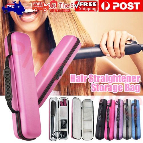Heat-Resistant Storage Bag Portable Hair Straightener Hairdressers ...