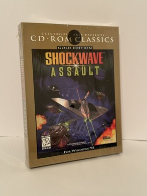 Shockwave Assault (PC, 1995, CD-ROM) Medium Box Game New Factory Sealed ...