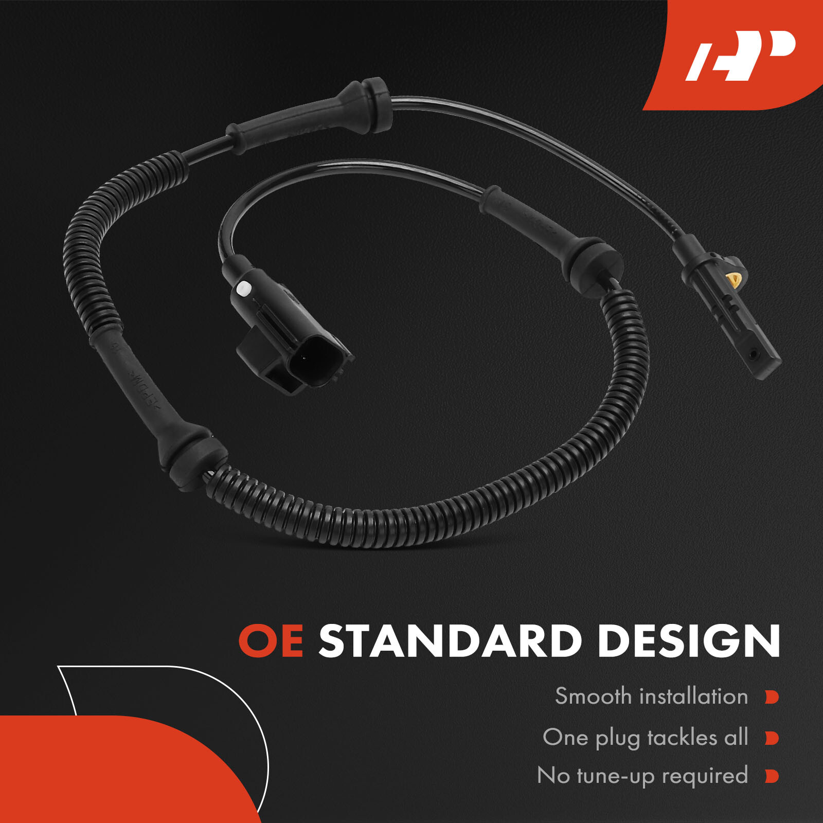 A-Premium 2x Rear ABS Wheel Speed Sensor for Land Rover Range Rover ...