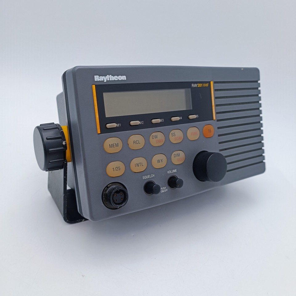 Raymarine RAY201 Loud Hailer Marine VHF Radio Transceiver Raytheon RAY ...