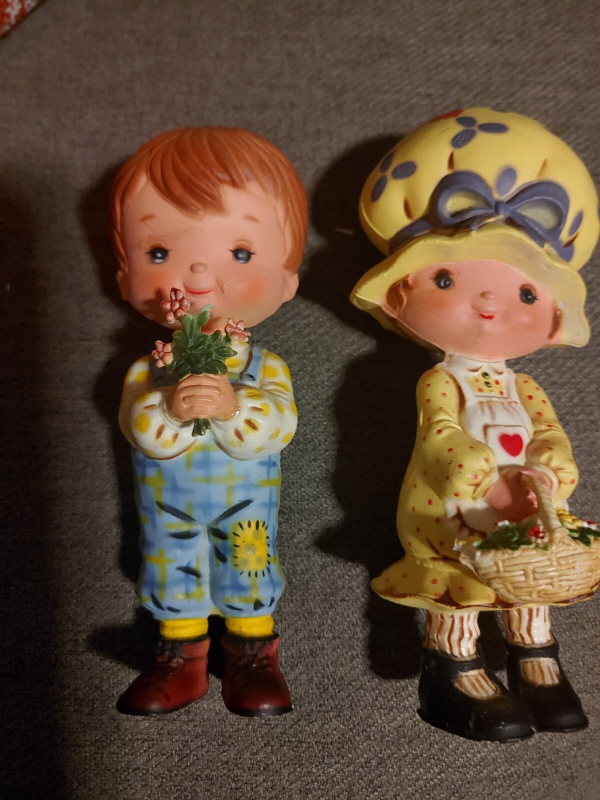 Vtg Plastic Holly & Robbie Hobbie Figurines. 5" | eBay