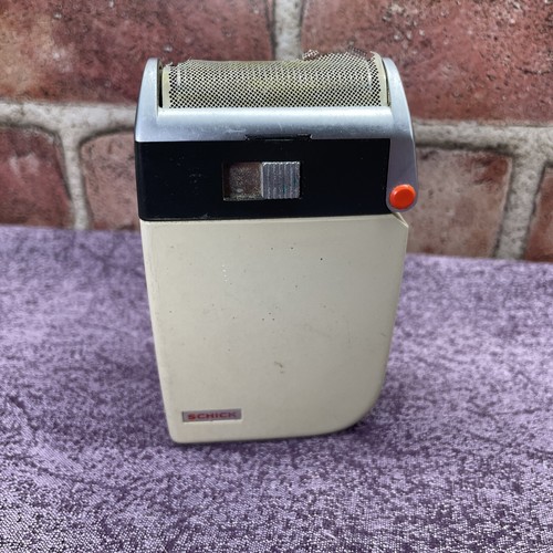 Vintage Schick Electric Shaver Mod. 300 w/Cord in Orig Case + 2 Xtra ...