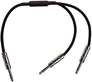 Rapco YN1-N-6 6 foot Y-Cable, TRS to two 1/4 inch, New! | eBay