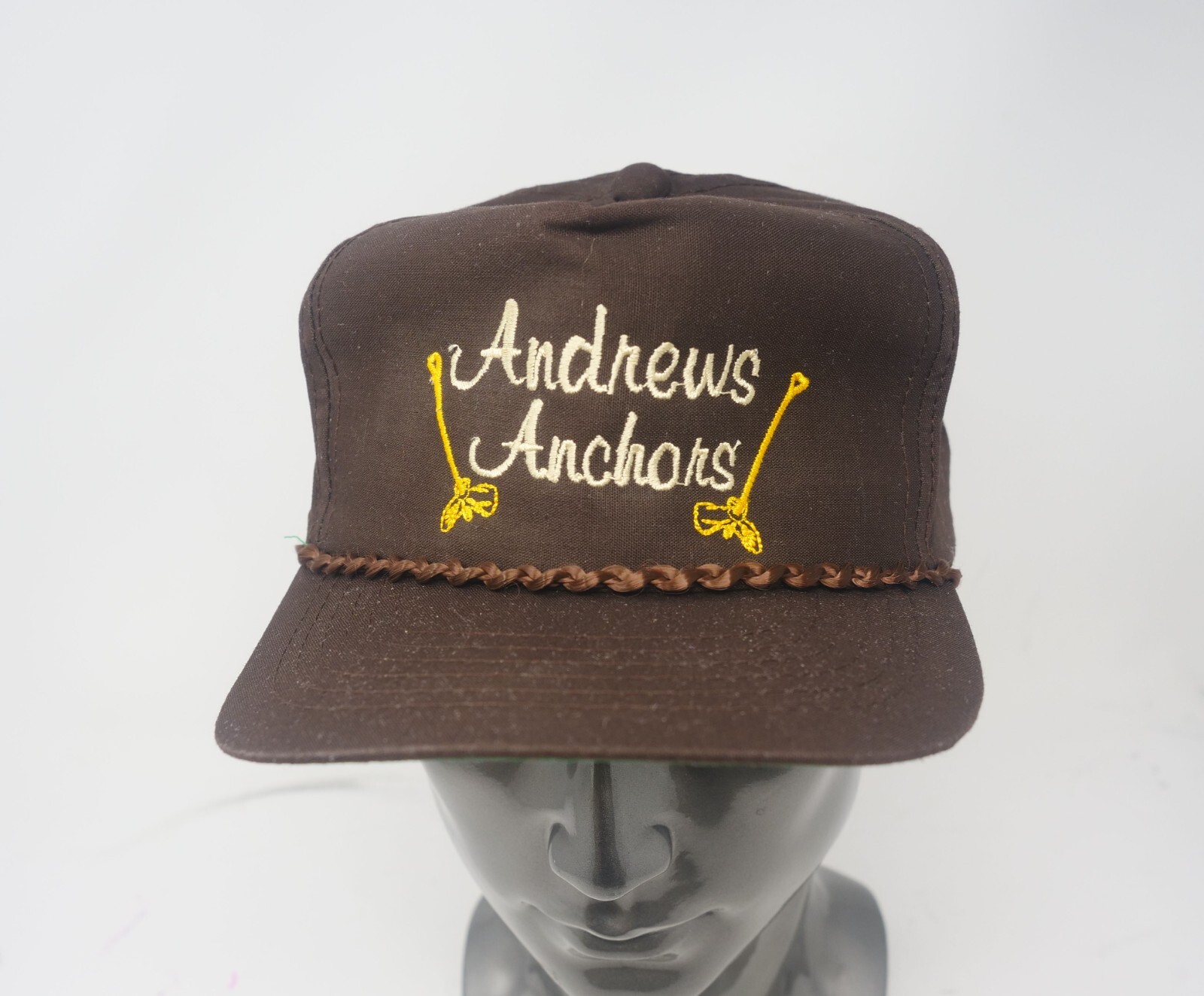 Vintage Andrews Anchors Texas Oilfield Brown Cap/Hat … - Gem