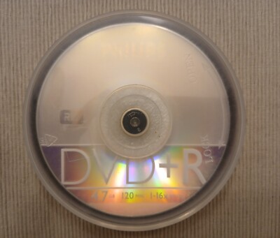 Philips DVD+R Blank Discs 4.7 GB 16x 120 Min 10 Pack in Original Sealed ...