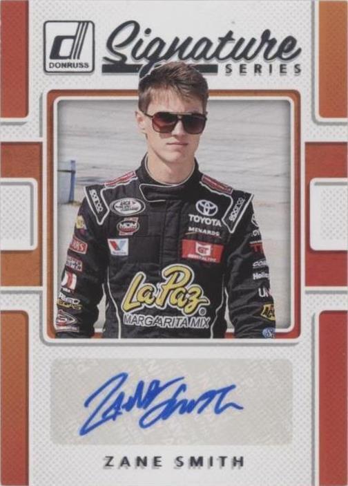 2018 Panini Donruss NASCAR - Signature Series Zane Smith #SS-ZS (AU, RC ...