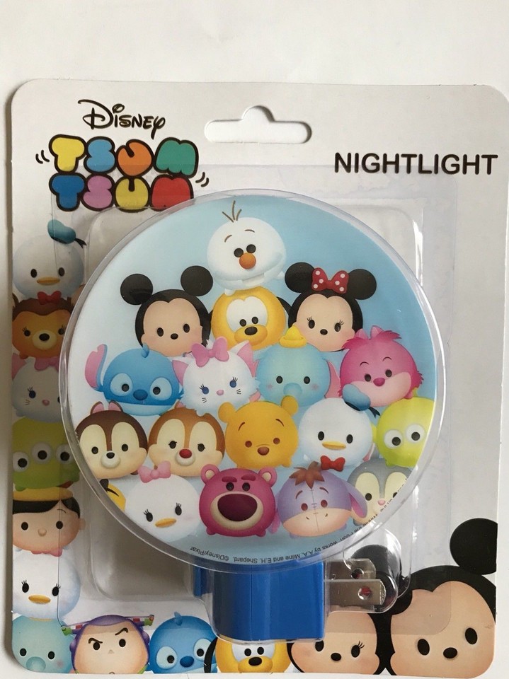 Night Light Plug-in Rotary Shade Tsum Tsum Minnie Friends NEW | eBay