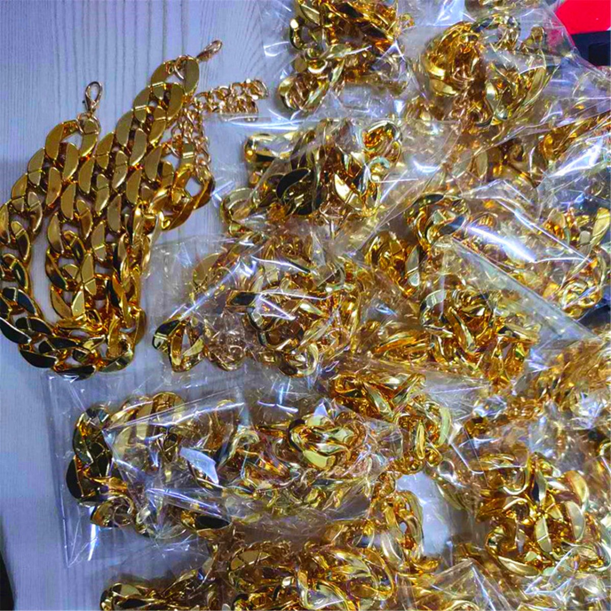 Pile Of Gold Chains
