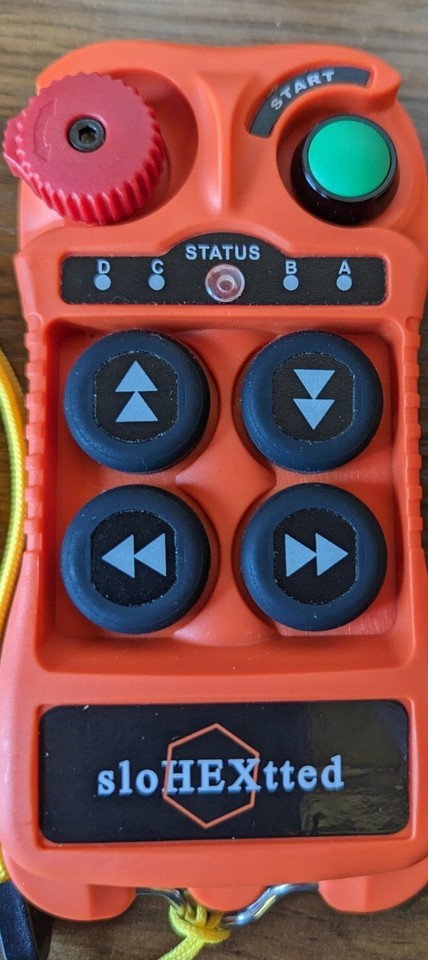 Hoist Crane Industrial Wireless Remote Control Only CH:095 Model Q400 ...