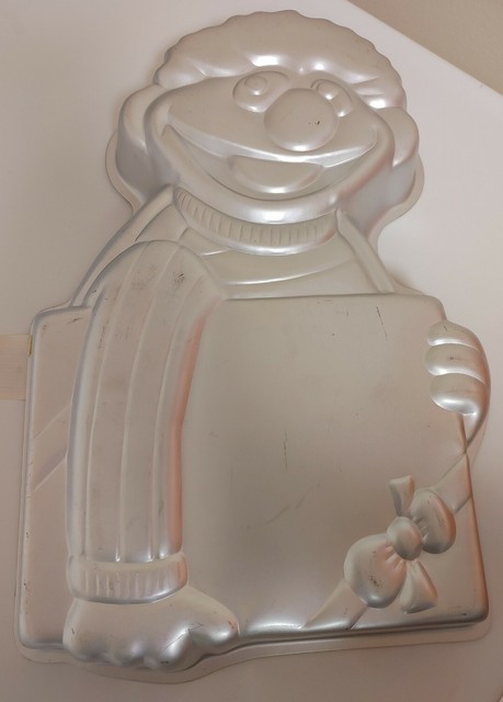 1983 WILTON SESAME STREET ELMO CAKE PAN W INSERT & INSTRUCTIONS 502 ...