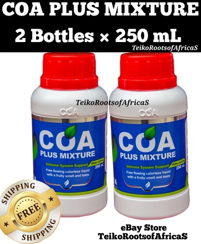 2X COA PLUS MIXTURE | Immune System Support - 250mL | eBay