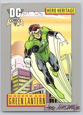 Artist Autograph - Jose Marzan Jr. - DC Cosmic #9 Green Lantern - auto ...