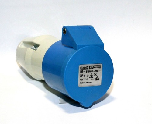 2x BALS CEE Kupplung 16A, 230V 3-polig IP44 9h Typ 314 4024941003148 | eBay