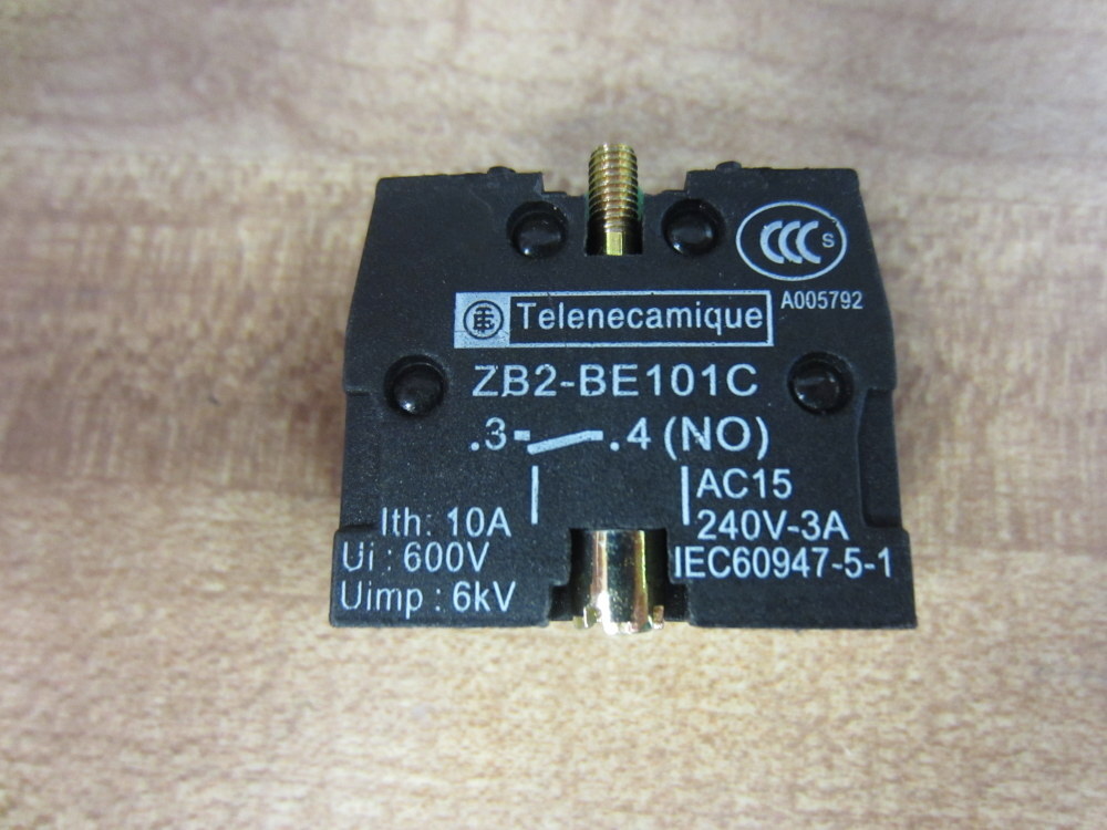 Telemecanique+Zb2-be101c+ZB2BE101C+Push+Button+Contact+Block for sale ...