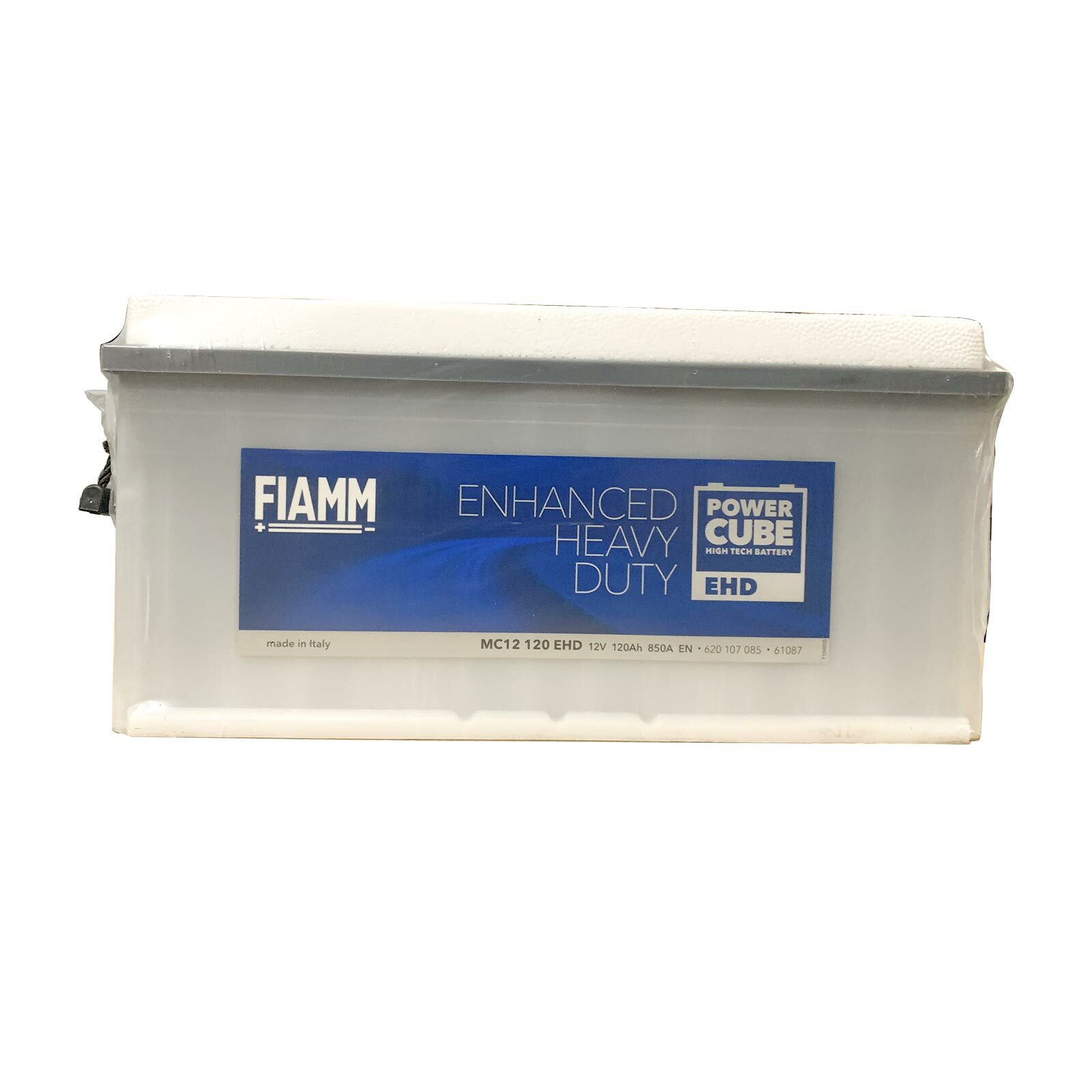 BATTERIA CAMION TRATTORE FIAMM POWER CUBE A 120 EHD 120Ah 850A ...