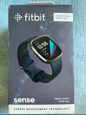 Fitbit Sense 1st Gen Advanced Health & Fitness Activity Tracker FB512 ...