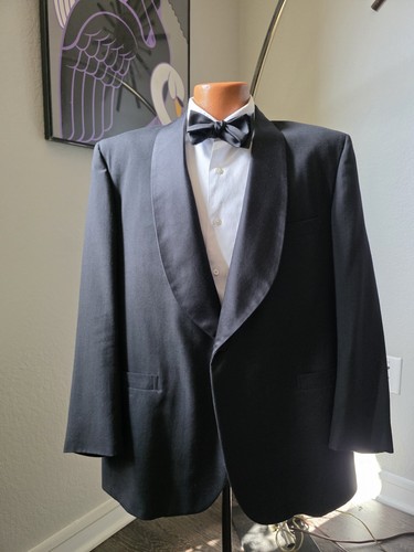 Vintage Brooks Brothers "Brooksgate" Black Shawl Lapel Tuxedo Dinner ...