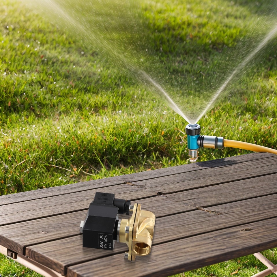 High Temperature Resistant Electric Water Valve 1pc AC 220V Solenoid ...