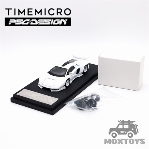 Time Micro x PSC DESIGN 1:64 Countach“V” Ver. Mechanic PSC White Car | eBay