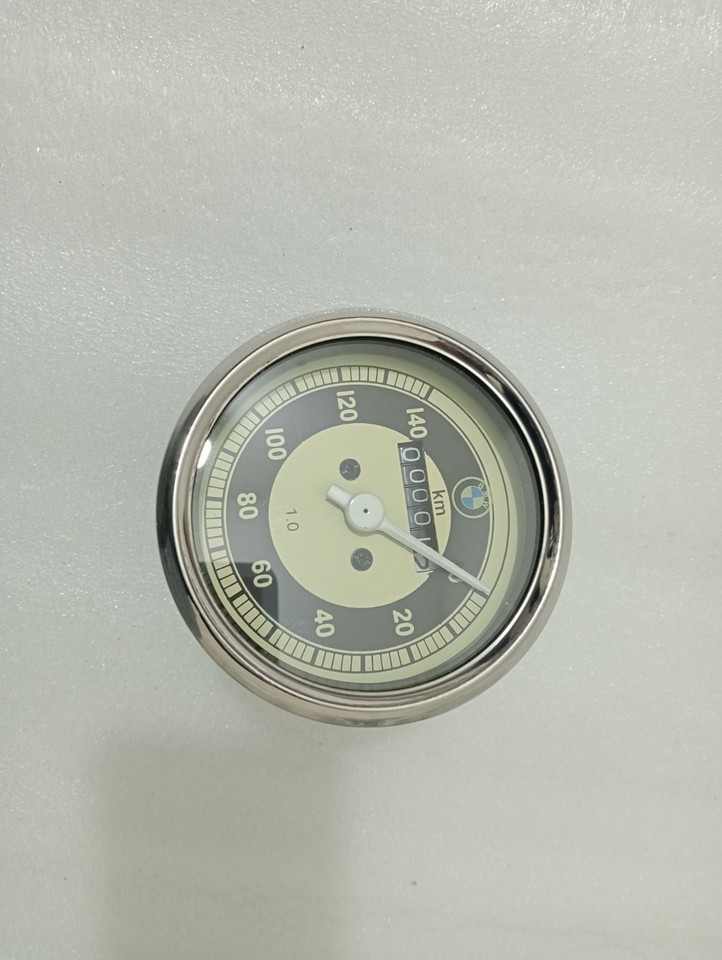 BMW R25 R26 & R50 R51 Replica Speedo 0-140 KMH White Face Metal Cased ...