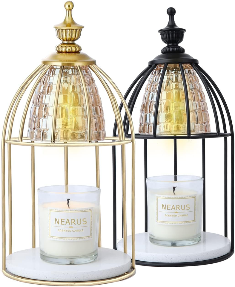 Candle Warmer Lamp, Auto Shut-Off, Dimmable Heat & Timer Control, Top ...