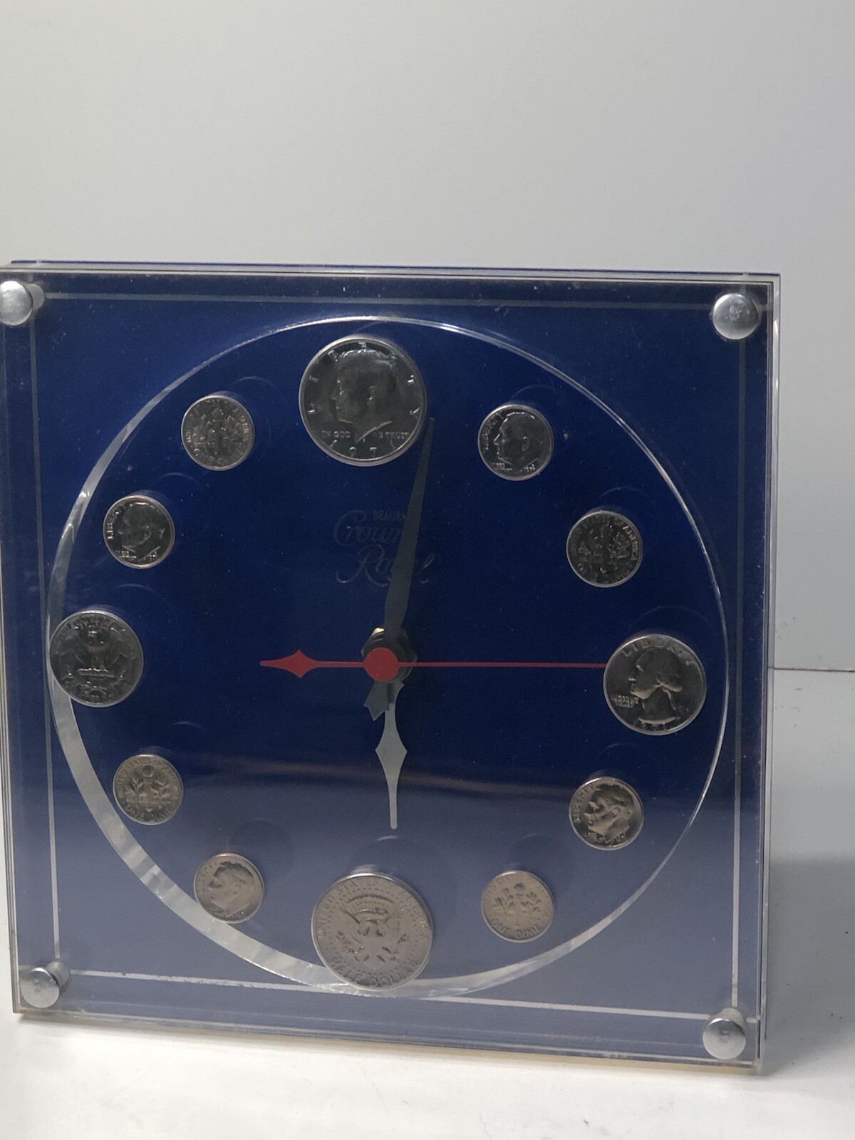 Seagram’s Crown Royal Coin Clock 1971 Half Dollars, 1969 D Dime | eBay