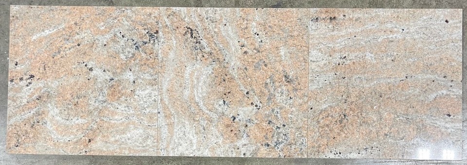 12x12 Tile Ivory Chiffon Kitchen Remodel Stone Wall Backsplash 5 Tiles ...