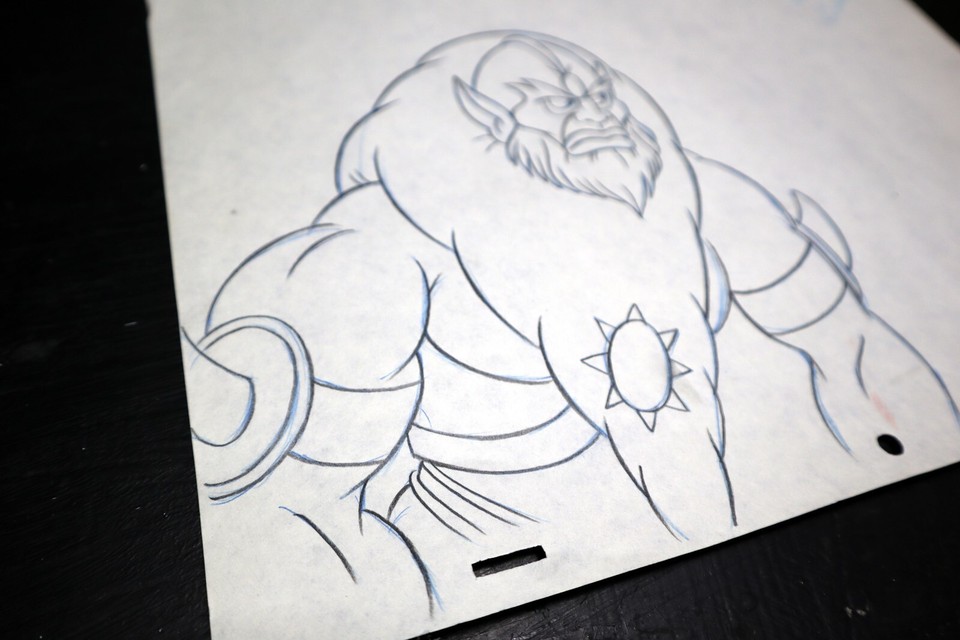 Beastman Beast man Heman Original Production Drawing MOTU animation ...