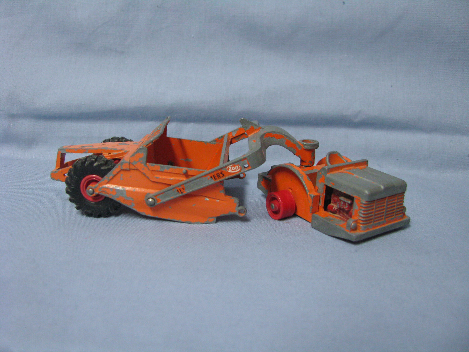 Vintage Lot Matchbox King Size Hatra Tractor Allis Chalmers Scraper ...