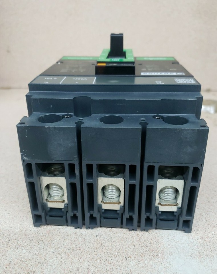 1) Square D PowerPact HD 150 HDL36100 100A 600V 3 Pole Breaker | eBay