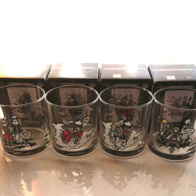 Kingdom Hearts Glass Cup 3 Types 4 Set Sora Riku Kai Ichiban Kuji ...