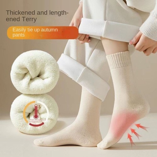 Medium Tube Sock Cashmere Snow Socks Thermal Wool Sleeping Socks | eBay