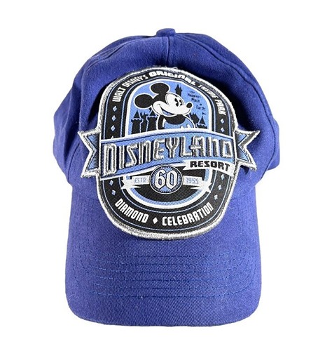 Mickey Mouse Disneyland Resort 60 years Diamond Celebration Ball cap ...