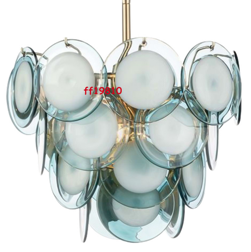 Chandeliers for Dining Rooms,Living Rm,Bedroom, Modern Green/Blue ...