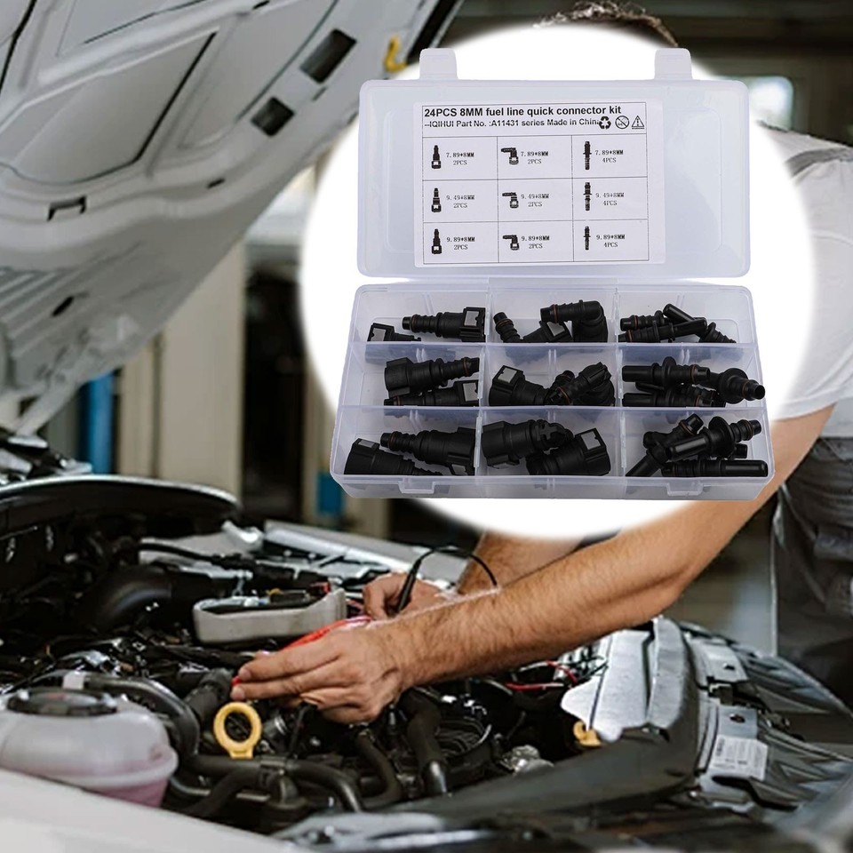 Diesel Hose Repair Fuel Line Connector For Quick Fuel Line Repair 24 ...