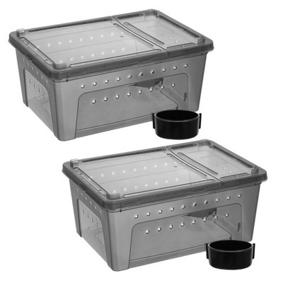 Reptile Breeding Box Snake Turtle Spider Gecko Frog Feeding Box ...