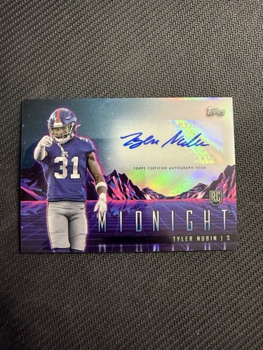 2024 Topps Midnight Tyler Nubin Horizon Auto RC Giants | eBay