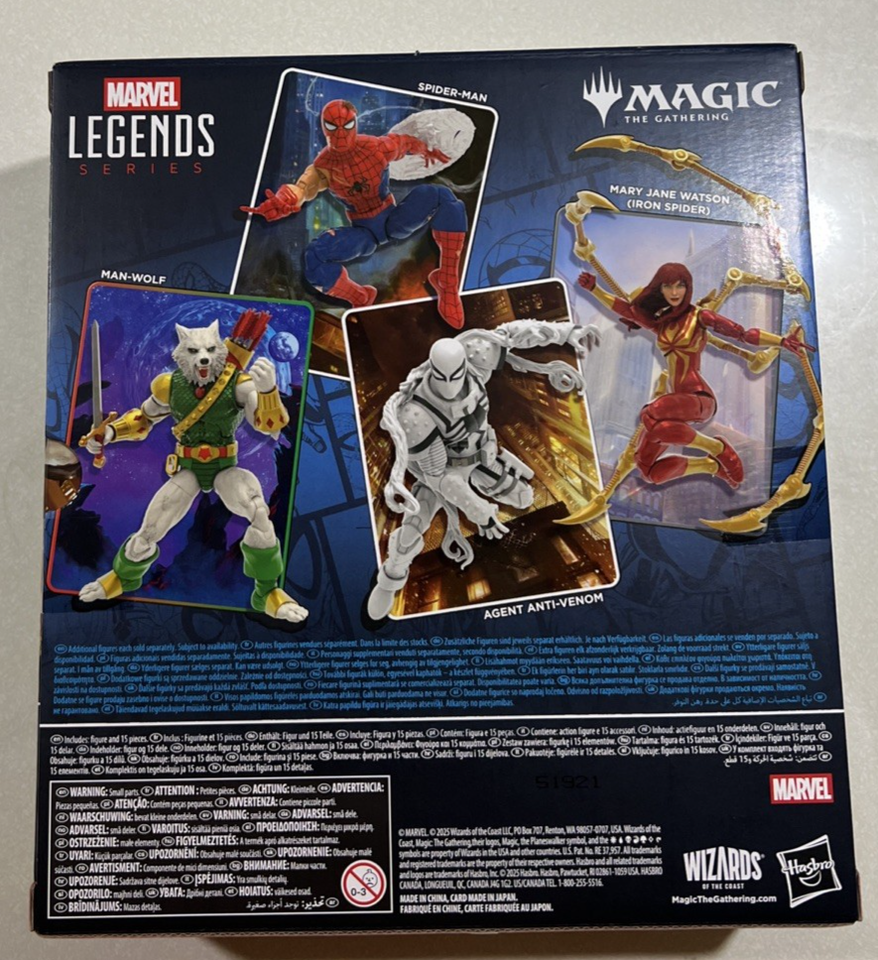 NEW 2025 Hasbro Marvel Legends x Magic: The Gathering Agent Anti-Venom ...
