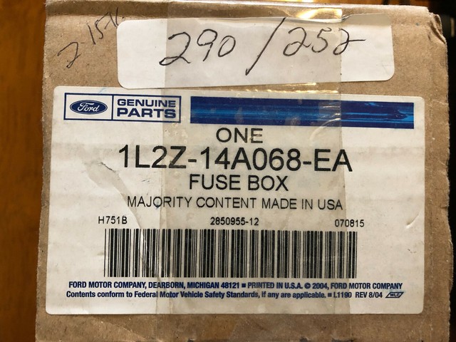 OEM Ford Factory Genuine Part # 1L2Z14A068EA Old Stock NOS for sale ...