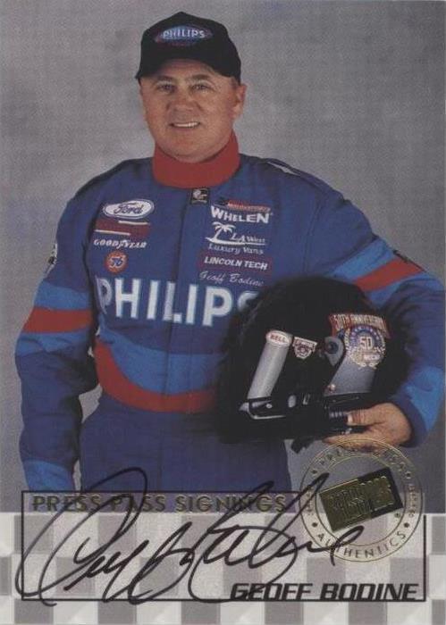 1998 Press Pass - Signings Geoff Bodine #15 (AU) for sale online | eBay